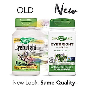 Nature's Way Eyebright Herb, 860 mg per Serving, 100 VCaps