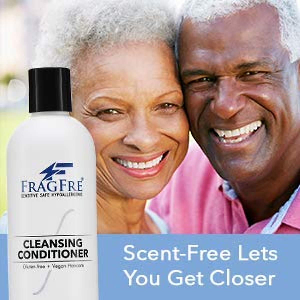 FRAGFRE Cleansing Conditioner for Fine Fragile and Treated Hairs 12 oz - Co-Wash for Sensitive Scalps - No Fragrance No Sulfate No Parabens - Hypoallergenic Vegan Co-wash (1 Pack)