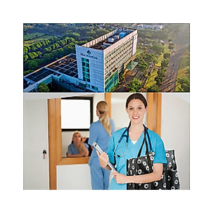 Pursetti Utility Tote (Medium, Black Daisy)