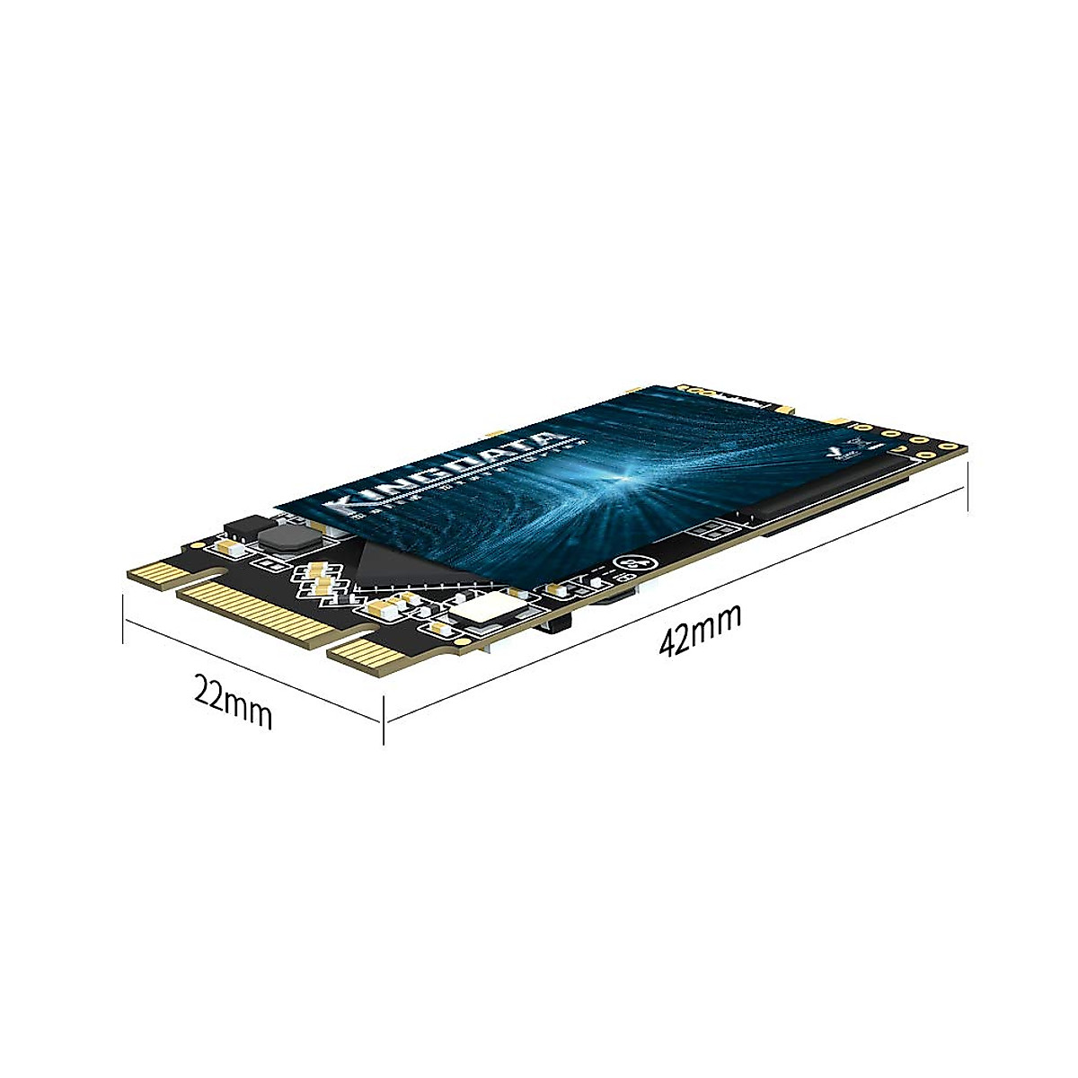 KINGDATA M.2 2242 SSD 120GB Ngff Internal Solid State Drive High-Performance Hard Drive for Desktop Laptop SATA III 6Gb/s Includes SSD(120GB, M.2 2242)