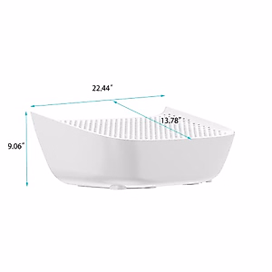 Catlink Self-Cleaning Cat Litter Box, with Stair, APP Control, Double Odor Removal, Health Report, Extra Large, Smart Cat Litter Box for Multiple Cats (Luxury Pro)