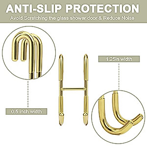 Shower Door Hooks 3 Pack,Over The Glass Door Hooks,Towel Hook for Frameless Glass Shower Door,Heavy Duty Rack Hooks for Robe,Towel