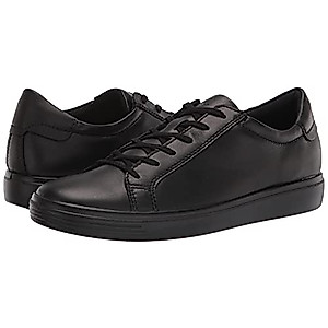 ECCO Women's Soft Classic Sneaker, Black, 9-9.5