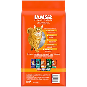 IAMS PROACTIVE HEALTH Adult Healthy Dry Cat Food with Chicken Cat Kibble, 3.5 lb. Bag