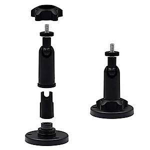 2 Pack Solar Panel for Wireless Outdoor Security Camera,Compatible with DC 5V Rechargeable Battary Powered Surveillance Camera, Continuously Power for Outdoor Security Camera,5V 3.5W Micro USB Port