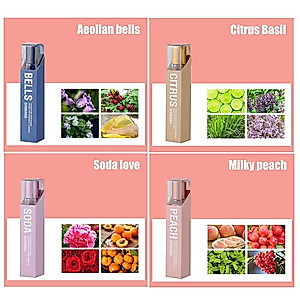 ANEFOSE Lusty Pheromone Perfume, Pheromone Seduction Perfume, Pheromone Perfume for Women Attract Men, Natural Roll-on Pheromone Infused Essential Oil Perfume Cologne (ALL 8 Fragrances)