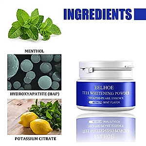 ZITIANY Tooth Powder for Teeth Whitening, Toothpaste Powder Teeth Whitener for Clean The Between Teeth, Tooth Washing Powder Freshen The Breath Oral Care