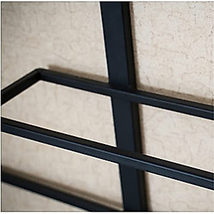 DLOETT 6 Bottles of Wine Bottle Rack Bracket Iron Wall-Mounted Wine Rack Bracket bar Storage