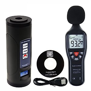 Digital Decibel Meter with data logging& Decibel Meter Calibrator