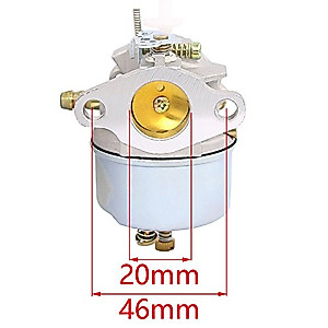 631954 Carburetor for Tecumseh 632371 632371A H70 & HSK70 7hp ARIENS TORO SNOWKING Snow Thrower Blowers Tillers Go-Karts - Replaces Tecumseh 632371 Carburetor (631954)