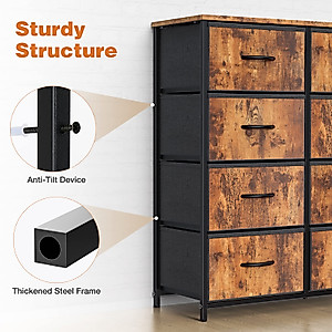 Sweetcrispy Organizer Dresser, Brown