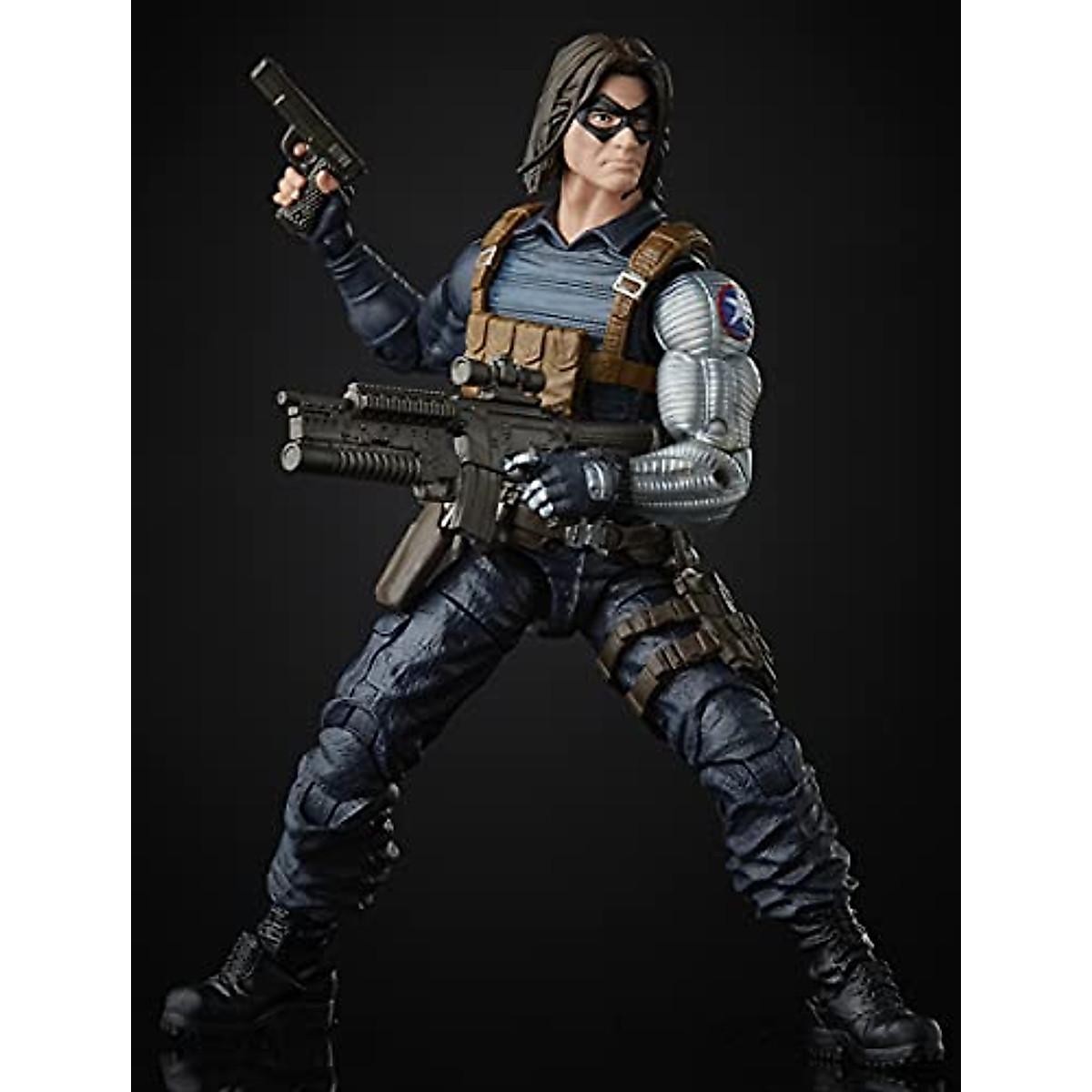 Marvel Hasbro Black Widow Legends Series 6-inch Collectible Winter Soldier Action Figure Toy, Premium Design, 2 Accessories, Ages 4 and Up