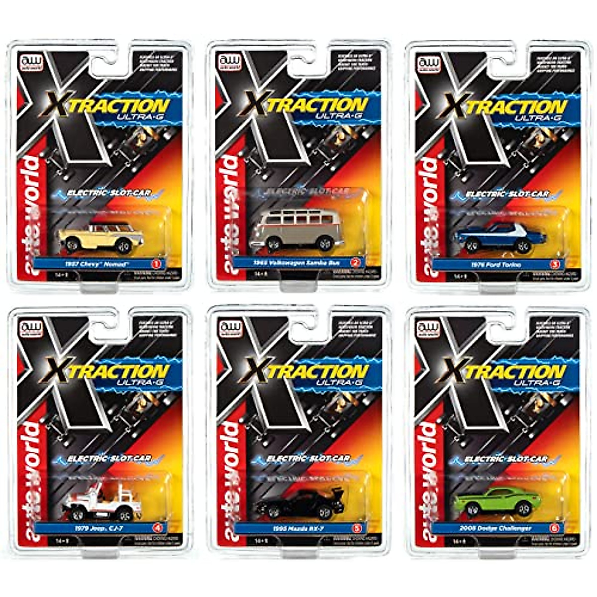 Auto World Xtraction R34 1995 Mazda RX-7 Black HO Scale Slot Car