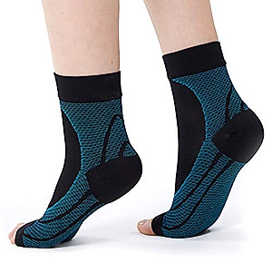 Plantar Fasciitis Socks Ankle Compression Socks Arch Support for Foot Heel Pain Relief Night Splint Brace Orthotics Inserts Insoles