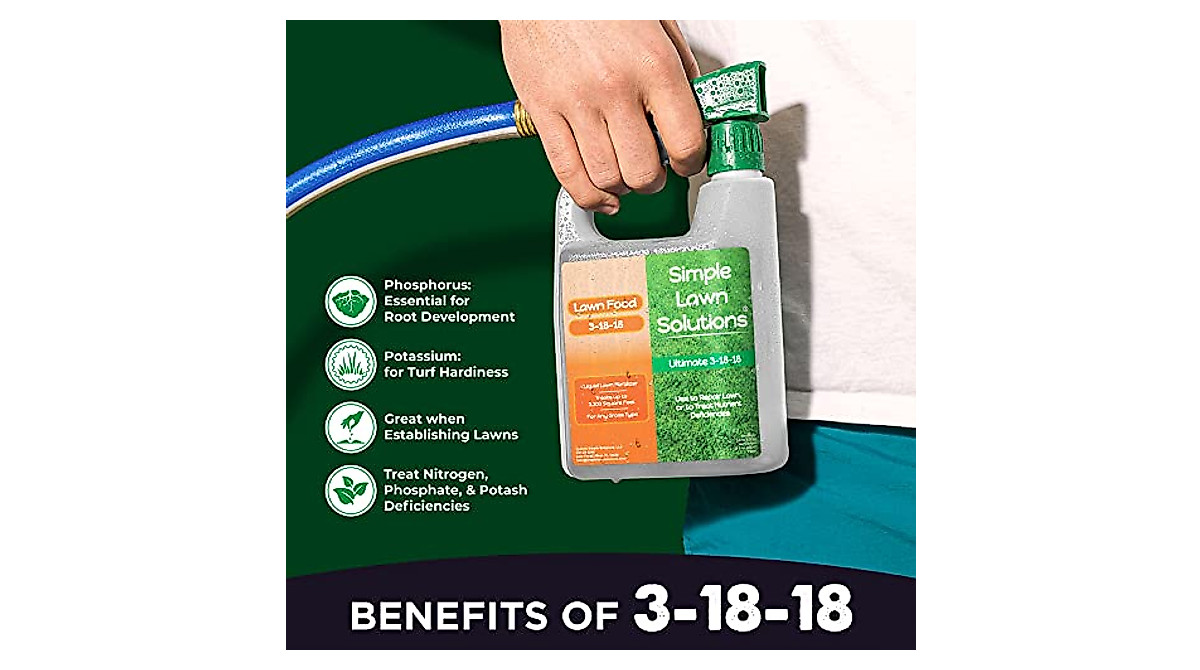 Ultimate 3-18-18 NPK Liquid Lawn Fertilizer For Strong Turf