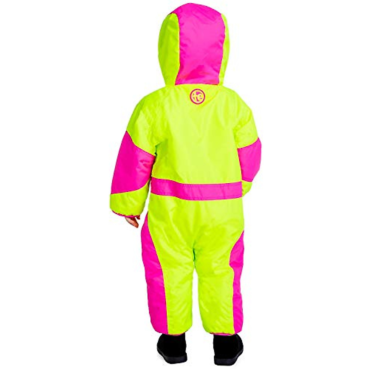 Tipsy Elves Powder Blaster Neon Yellow Baby Ski Suit from Size 6-12m