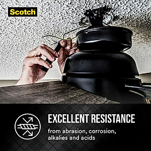Scotch 3M 700 Electrical Tape, 3/4 in x 66 ft x 7 mil, High-Quality Vinyl Insulating Tape for Excellent Mechanical Protection, for Primary Insulation Up to 600V, for Indoor and Outdoor Use (03429NA)