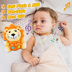 daboot Musical Baby Toys, Cute Fox Baby Newborn Toys for Toddlers Babies 0 3 6 9 12 Month, Infants Baby Toy for Girls and Boys Best Gift
