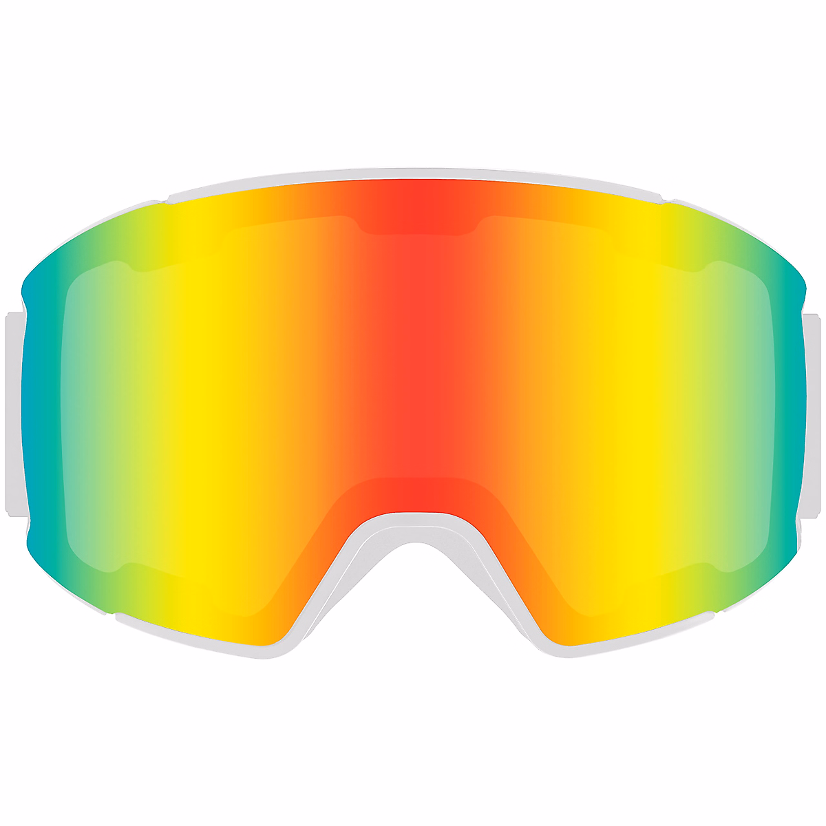 Retrospec Zenith Ski & Snowboard Snow Goggle Interchangeable Magnetic Lens for Men and Women with Toric Design - 100% UV Protection for Skiing and Snowboarding