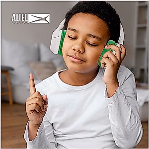 Altec Lansing Kid Safe Noise Cancelling Wireless Headphones 15H Battery, 85dB Volume Limit, Foldable Design Powerful Sound, Active Noise Cancellation Perfect for Kids Ages 7+