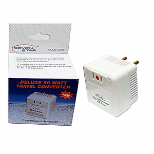 50 Watt Step Down Converter - International Travel Converter - 220-240 V to 110-120 V (Best for Europe, Asia, Africa Other 220-240 Volt Country)