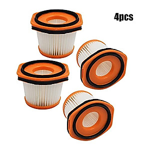 JUSTHAI Pack of 4 Shark Wandvac System Filters WS620 WS630 WS632 Cordless Vacuum Cleaner XFFWV360 Vacuum Cleaner Spare Parts