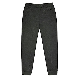 Southpole Men's Basic Lightweight Tech Fleece Jogger Pants, Heather Charcoal, X-Large