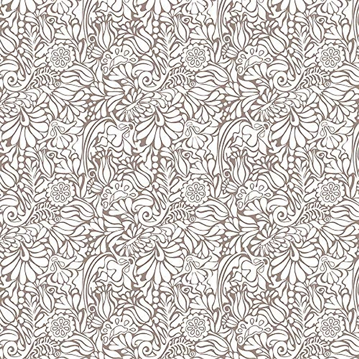 Con-Tact Brand Creative Covering, Self-Adhesive Shelf Liner, Multi-Purpose Vinyl Roll, Easy to Use and Apply, 18'' x 20', Batik Taupe