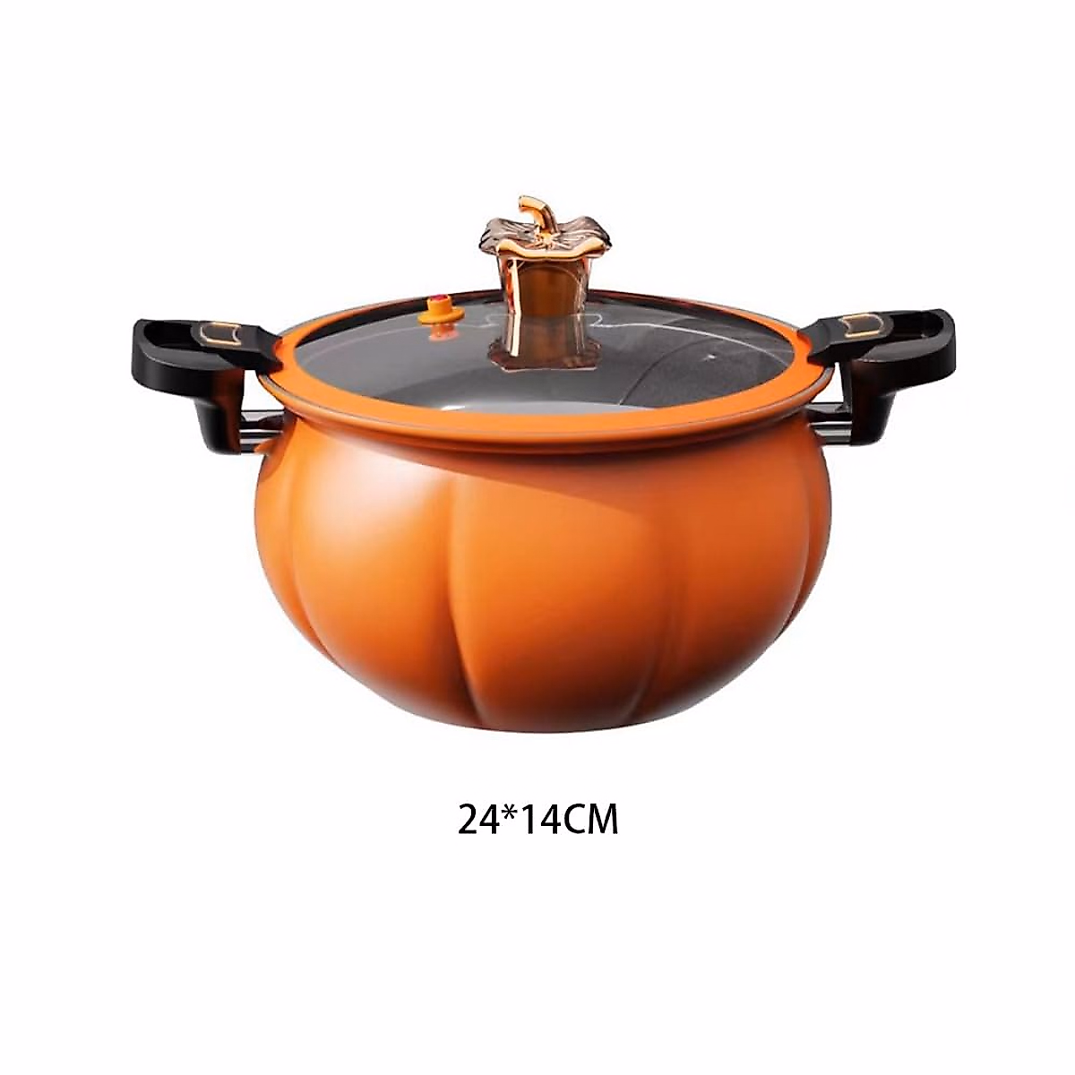 Leadigol Non-stick Micro Pressure Pot 5L Multifunctional Pumpkin Soup Pot Household Enamel pot Gas Stove Induction Cooker Universal Stew Pot