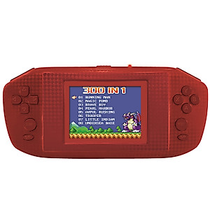 LEXiBOOK 300 Video Game Handheld Console - Red