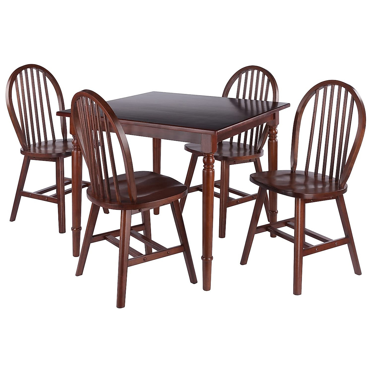 Winsome Wood Mornay Dining Set, Walnut