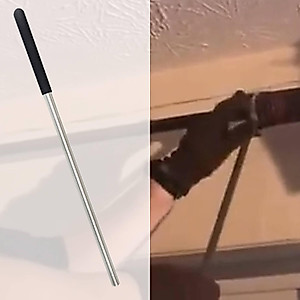 Zadery 1 Pair Torsion Spring Winding Rods with Non-Slip Handle, 16 Inch Length Winding Bars for Adjusting or Replacing Garage Door Torsion Springs, 1/2 inch Diameter Round Steel Rods