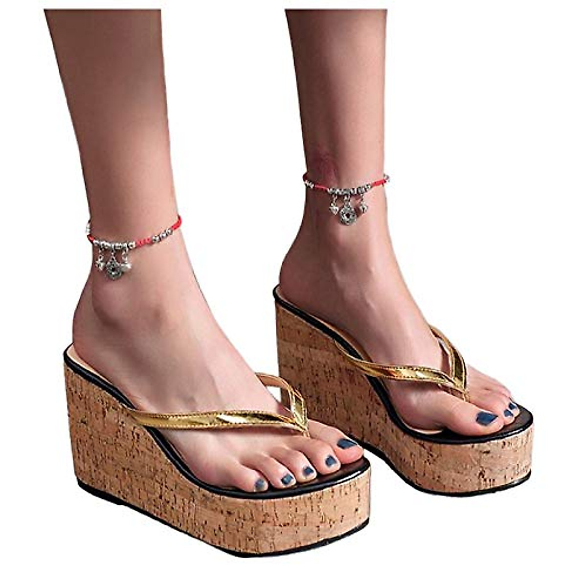 Bow Slippers for Women Slip on Plush House Slippers Memory Foam Indoor Outdoor Anti-Skid Sole