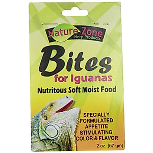 Nature Zone Snz54630 Iguana Bites Soft Moist Food, 2-Ounce