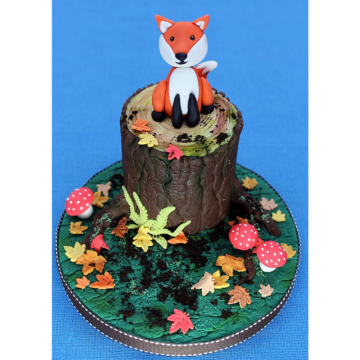 Katy Sue Continuous Tree Bark Silicone Mold for Cake Decorating & Crafts - Size 5.7 inch x 4.8 inch