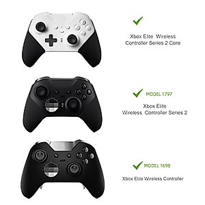 4 PCS Metal Paddles, Back Hair Trigger Locks Replacement Parts for Xbox One Elite Series 2 Controller/Elite Series 1 Controller/Elite 2 Core Controller(Black)