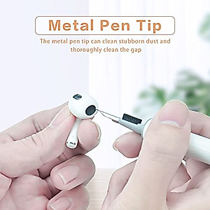 Paiholy Cleaner Kit for Airpods Pro 1 2 3, Multifunction Bluetooth Earbuds Cleaning Pen with Soft Brush, 3 in 1 Cleaning Tools for Airpods, Wireless Earphones Case, Camera and Mobile Phone