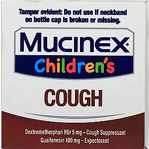 Mucinex Children's Cough Relief Liquid, Cherry, 4oz