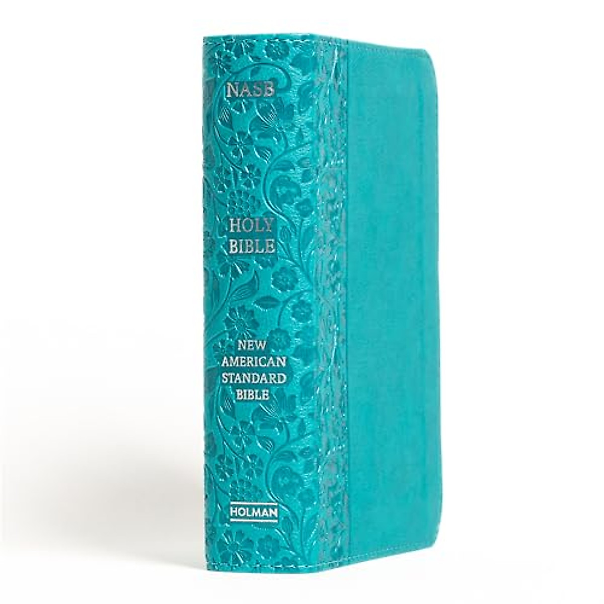 NASB Compact Reference Bible, Teal LeatherTouch, Red Letter, Presentation Page, Cross-References, Full-Color Maps, Easy-to-Read Bible Karmina Type