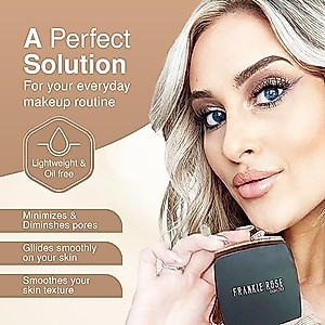 Frankie Rose Cosmetics Prime Addiction Face Primer – Perfect for Dry, Sensitive, Combination, Normal & Oily Skin – Moisturizing, Nourishing & Colorless Makeup Primer - 1.05 oz. (30 grams)