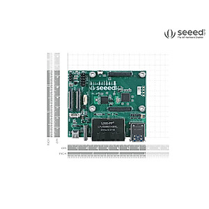 Seeed Studio Dual Gigabit Ethernet NICs Carrier Board for Raspberry Pi Compute Module 4.