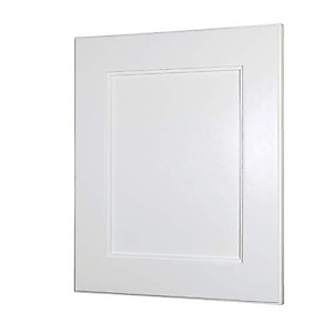 Fox Hollow Furnishings Shaker Style Medicine Cabinet - No Mirror! (White, 14x18)