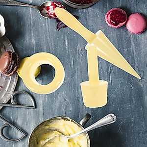 Operitacx Waffle Cone Maker Tool Waffle Cone Set Plastic Cream Horn Ice Cream Cone Roller Egg Roll DIY Ktchen Cookware Bakeware Waffle Cone Roller