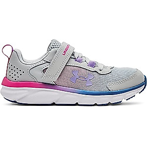 Under Armour Girls' Little Kid Pre-School Assert 9 Alternate Closure, Halo Gray, 2