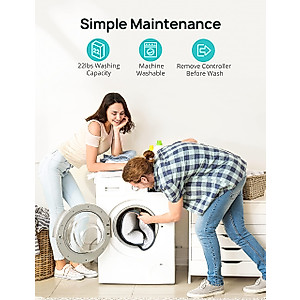 Weighted Heating Pad 17''x 33" XXXL Electric Heating Pad for Back Pain Relief, 5LBS with 6 Heat Settings 2H Auto-Off Heat Pad for Shoulder Arms Legs Cramps Washable