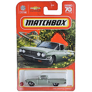 Matchbox 1960 Chevy El Camino, Metal Parts [Green] 29/100