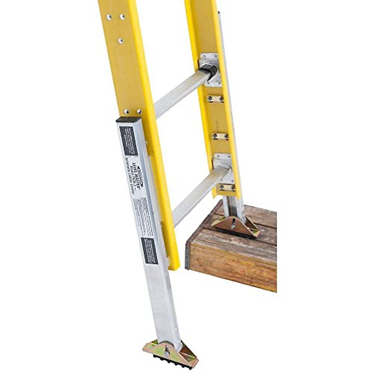 Werner PK80-2 Master Pk80 Automatic Ladder Leveler with Safety Shoes, Aluminum, 1 Pc, Silver