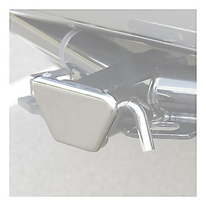 CURT 22100 Chrome Steel Trailer Hitch Cover, Fits 2-Inch Receiver