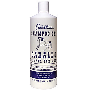 Cabellina Shampoo Del Caballo, with Horsetail Plant Extract, Provides Volume and Shine to your hair, 32 FL Oz, Bottle