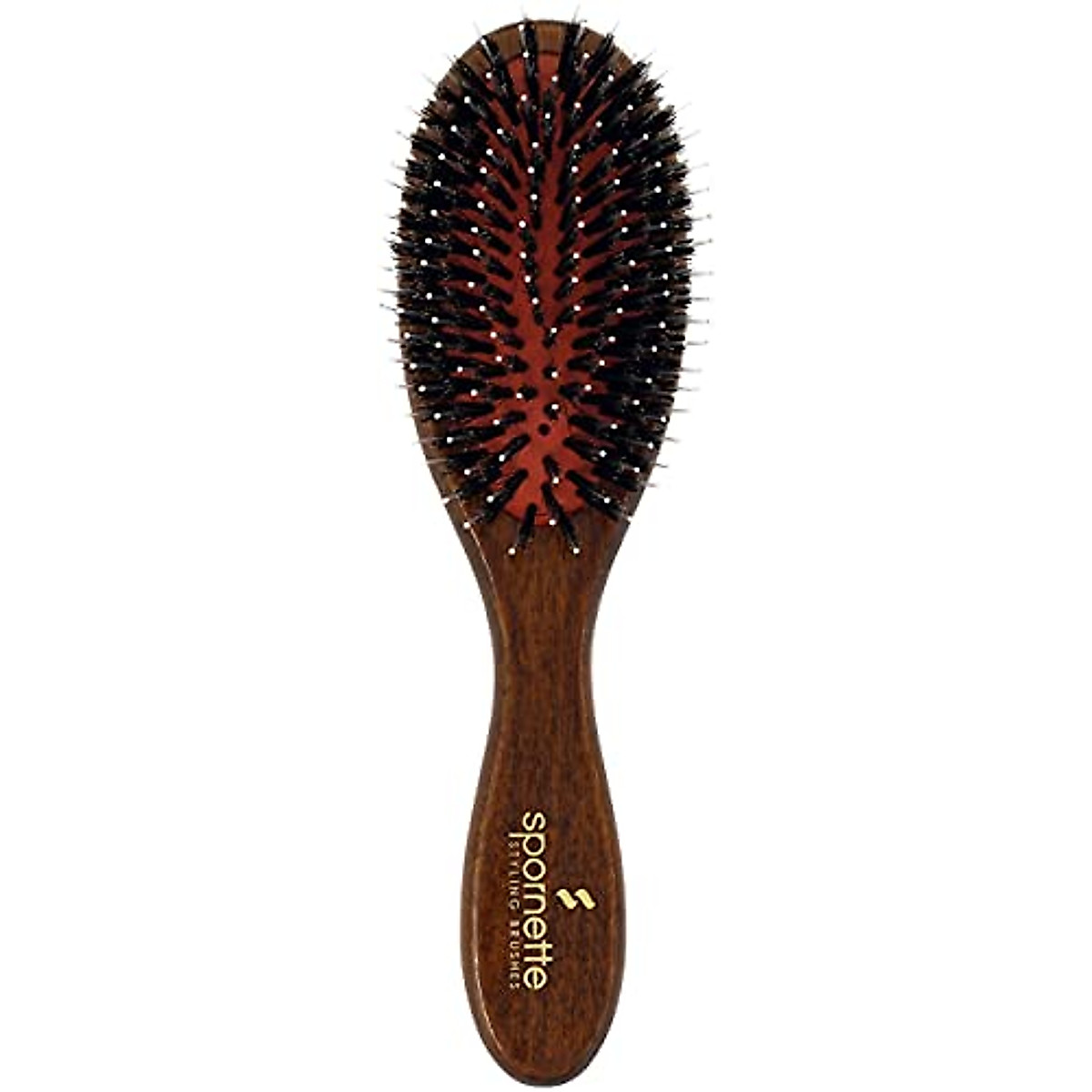 Spornette Classic German Porcupine Bundle with Deville 2.5 Inch Round Boar Bristle
